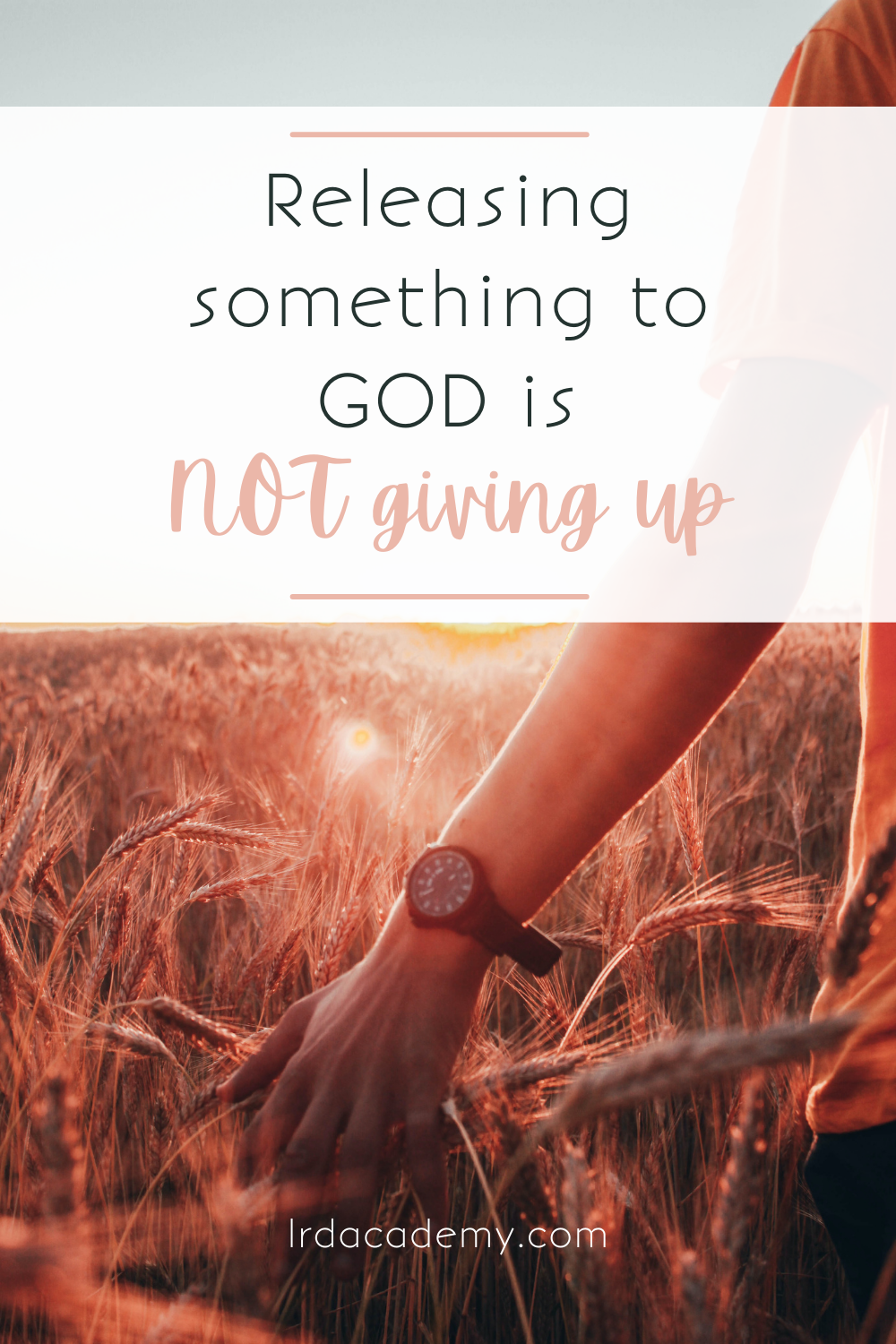 Releasing something to God is not giving up idk who needs to hear this ...